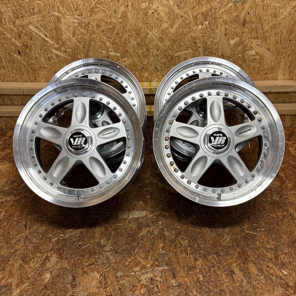 Yahoo!オークション - 超希少サイズ RAYS VR グループC 17×7J+33/8J+3...