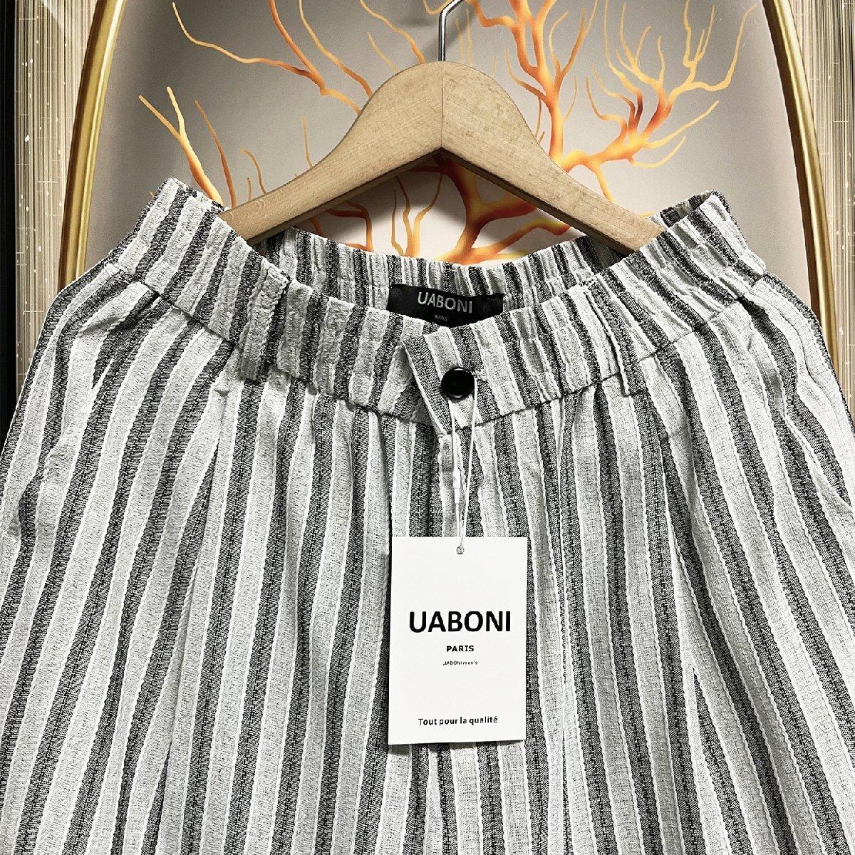 Yahoo!オークション - 人気EU製＆定価4万 UABONI Paris ロングパンツ ...