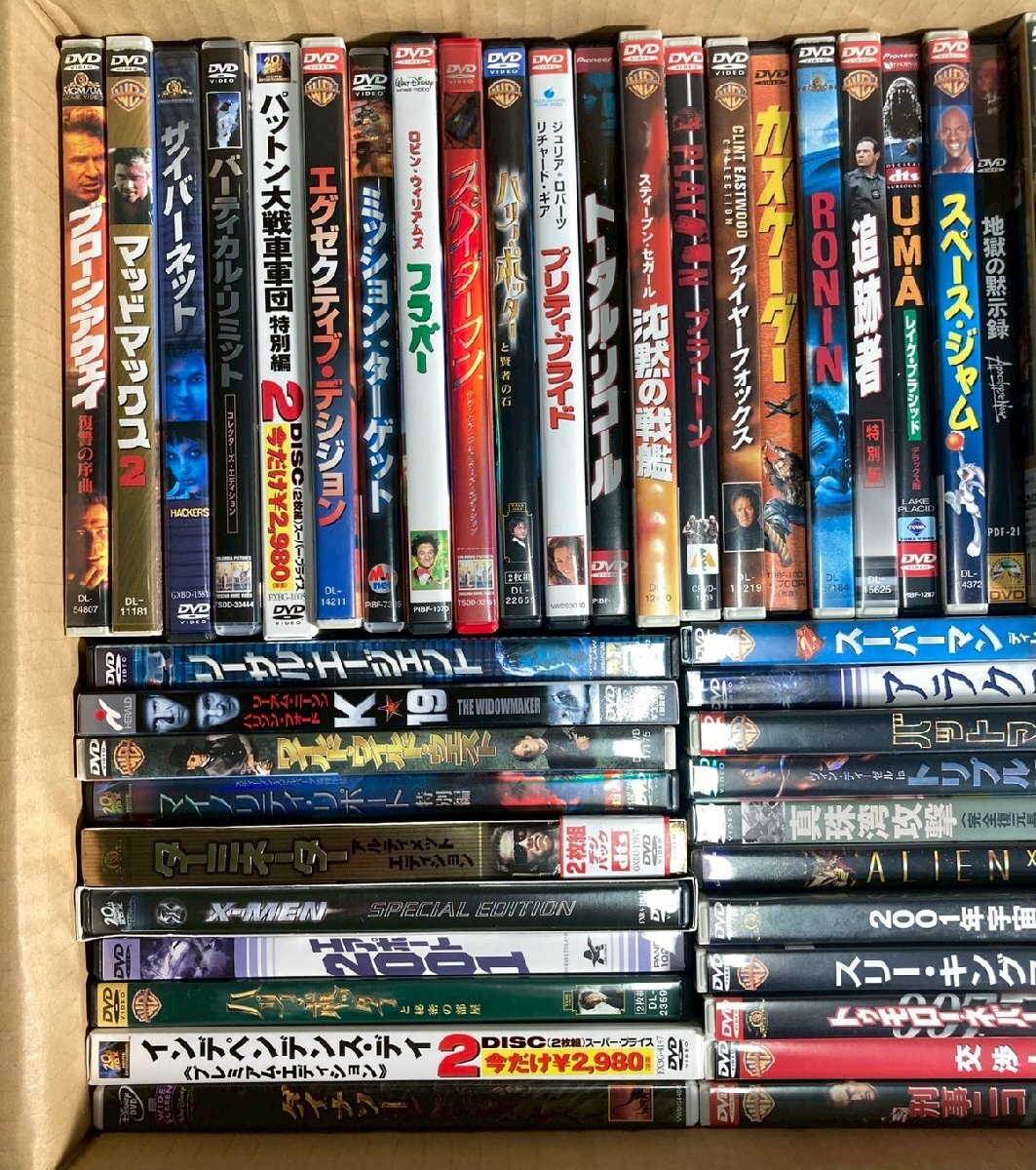 Yahoo!オークション - 1円～ 映画 DVD 大量 100枚以上 約13kg まとめ売...