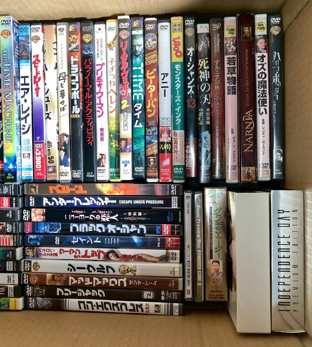Yahoo!オークション - 1円～ 映画 DVD 大量 100枚以上 約13kg まとめ売...