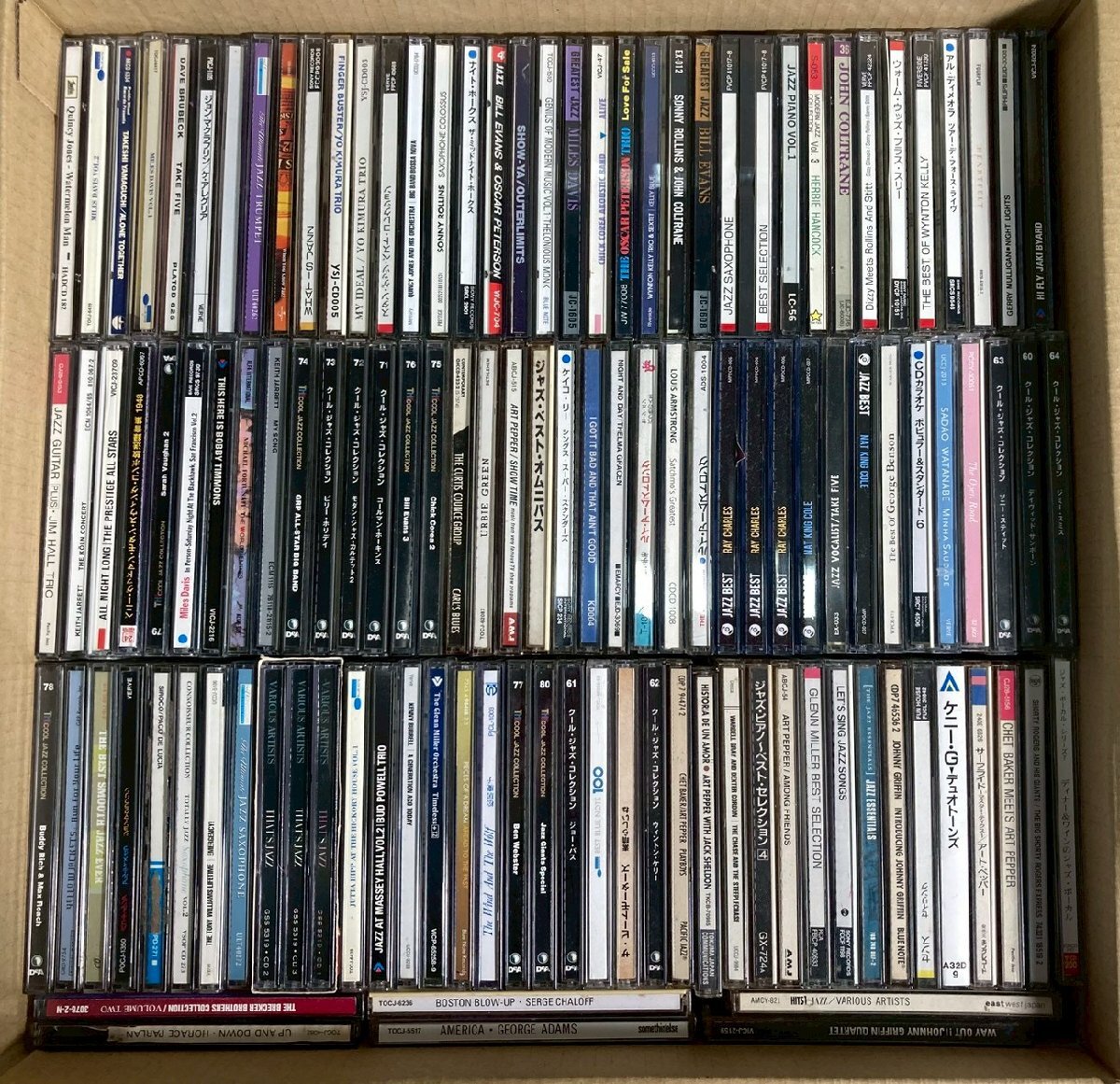 Yahoo!オークション - 1円～ ジャズ CD 大量 100枚以上 約12kg まとめ...