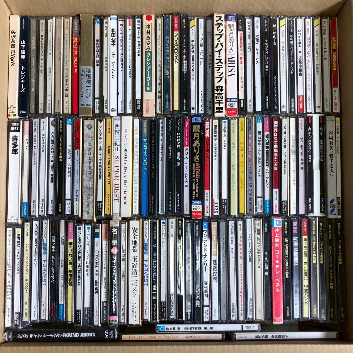 Yahoo!オークション - 1円～ 邦楽 80年代 90年代 CD 大量 約100枚 約13...