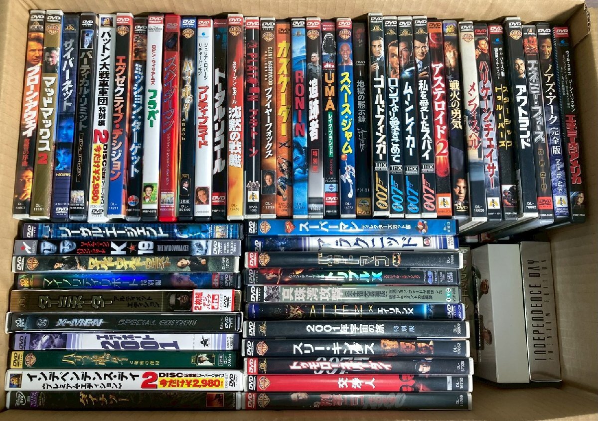 Yahoo!オークション - 1円～ 映画 DVD 大量 100枚以上 約13kg まとめ売...