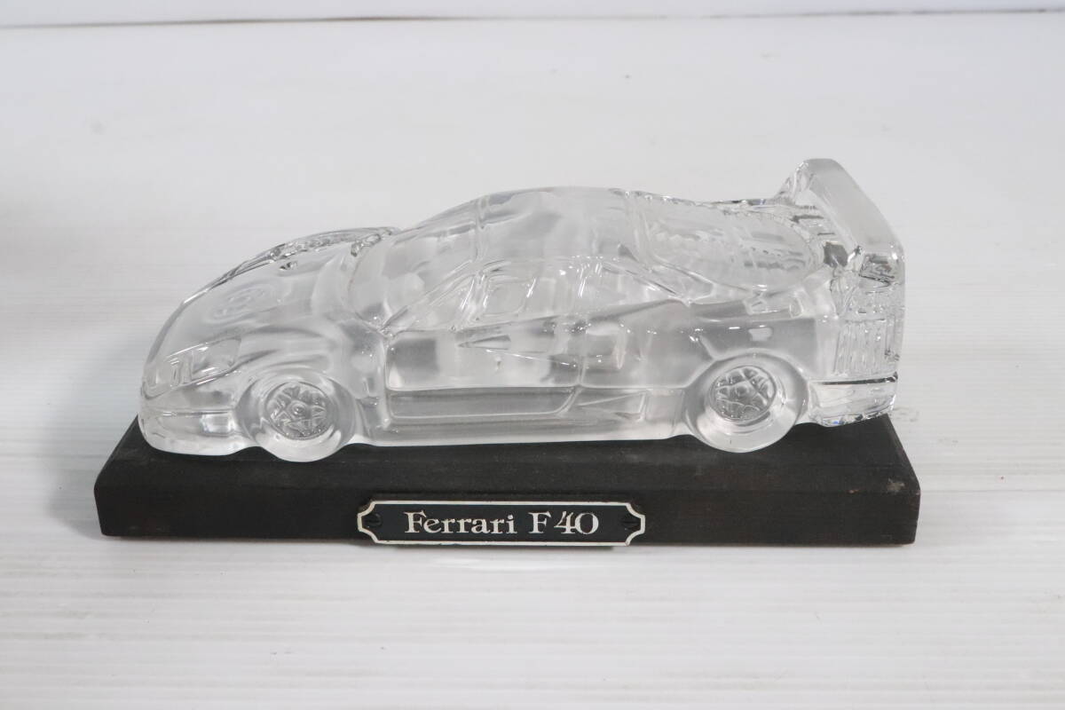Yahoo!オークション - 現状品 Ferrariフェラーリ F-40 クリスタル製オ...