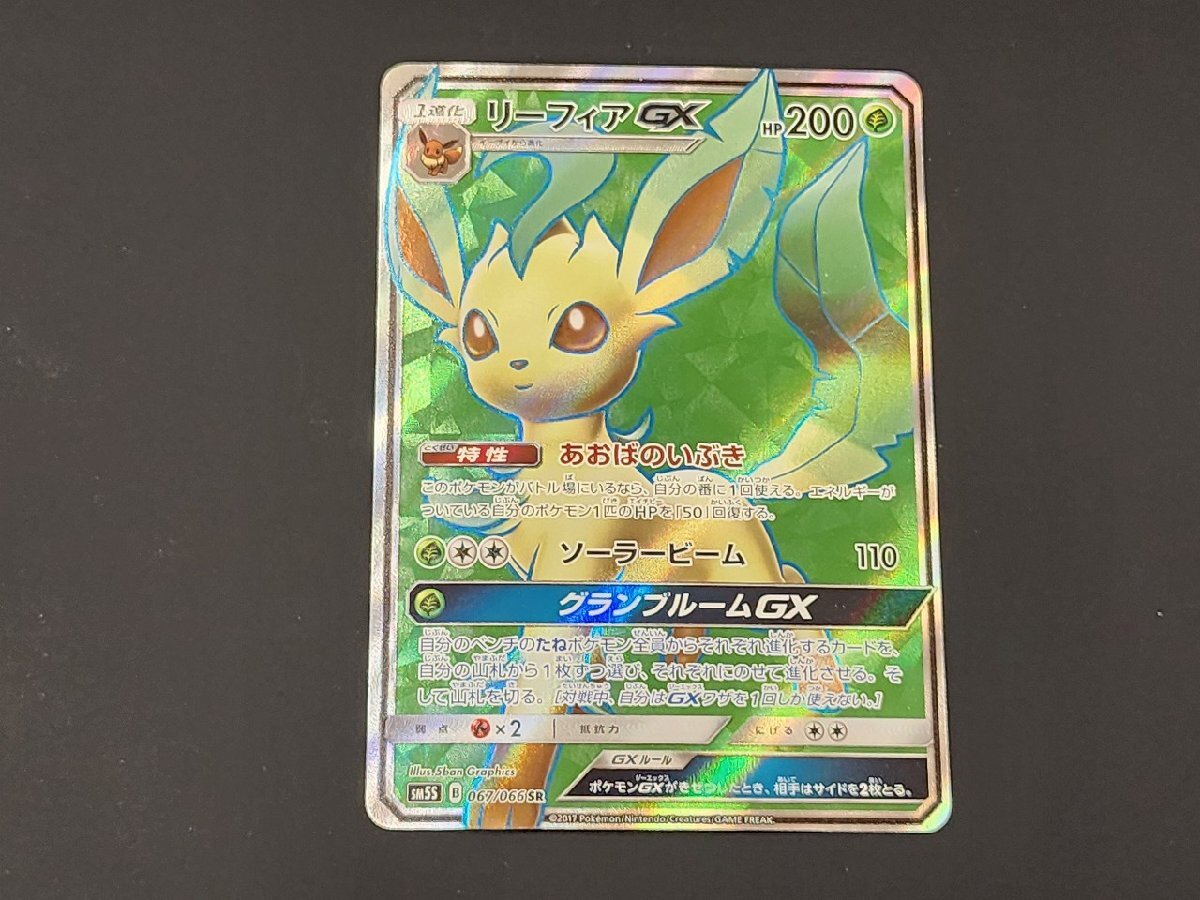 Yahoo!オークション - PC ポケモンカード リーフィアGX SR 067/066 SM5...
