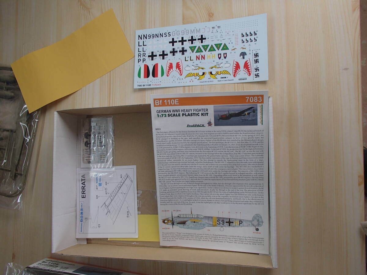 Yahoo!オークション - エデュアルド 1/72 bf110e