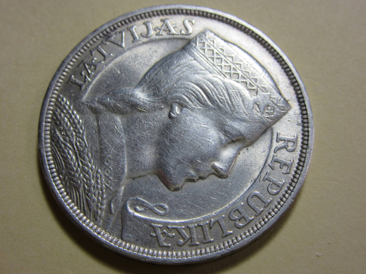 Yahoo!オークション - 1 ラトビア 5LATI銀貨 1931年 25 01g...