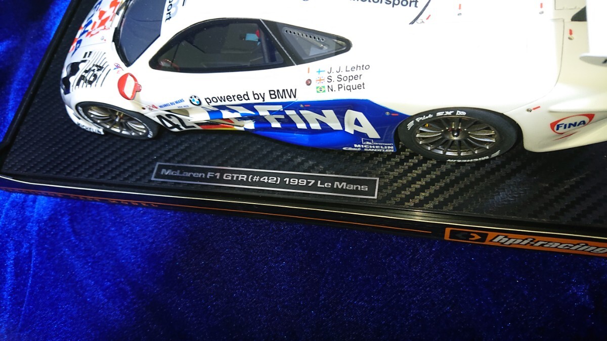 【樂淘letao】日本代購代標第一品牌－1/18 McLaren F1 GTR Longtail BMW MOTORSPORTS Le Mans 1997 #42 FINAカラー マクラーレン ...