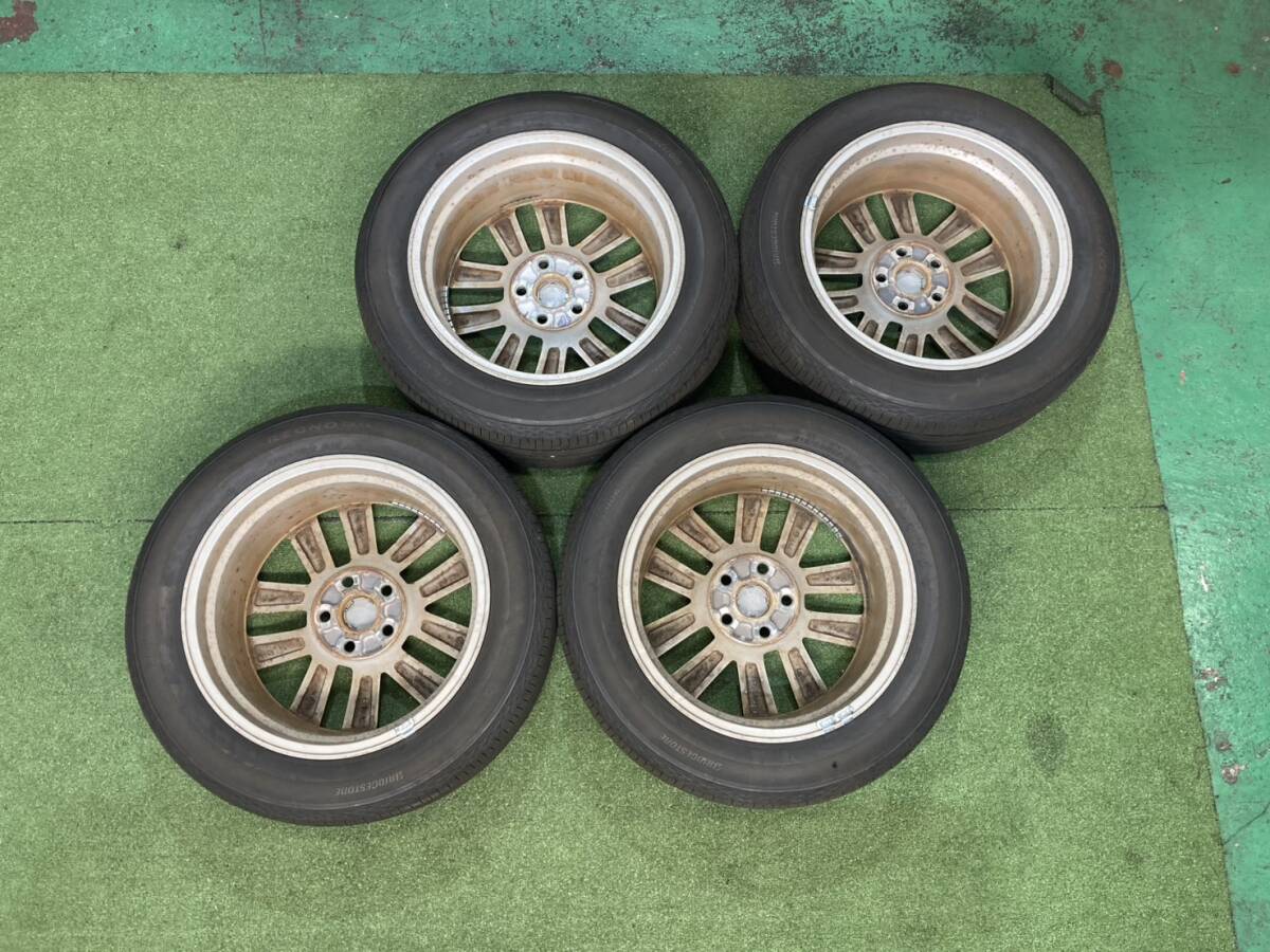 Yahoo!オークション - 個人宅配送不可 AWS210 クラウン 純正17X7.5J +4...