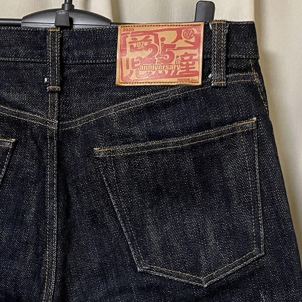 Yahoo!オークション - 濃紺 W33 25oz 児島ジーンズ 25周年限定 超極厚 ...