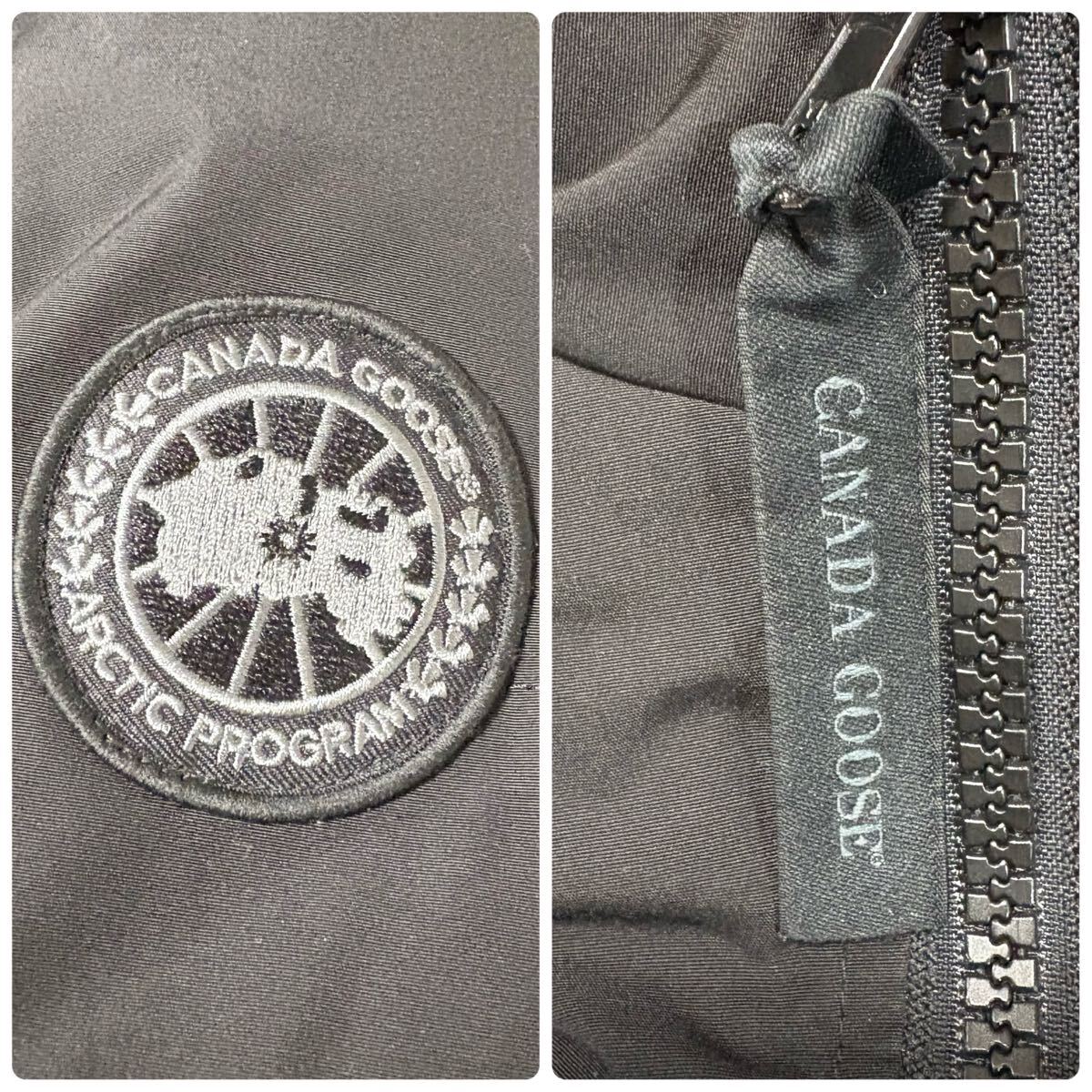 【樂淘letao】日本代購代標第一品牌－1円【希少 ブラックパッチ】CANADA GOOSE カナダグース Rundle ランドル ショート ダウンジャケット ブラック 黒 L 正規 カナダ製 ...