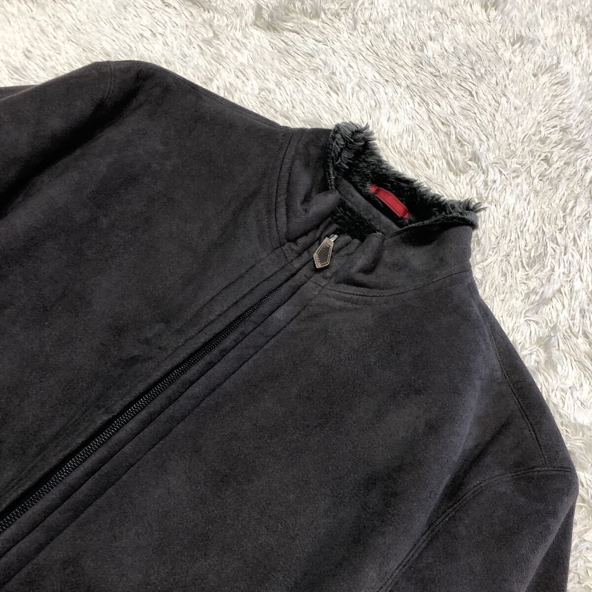 Yahoo!オークション - 希少L 23区HOMME【極暖の極み】フェイクムートン...