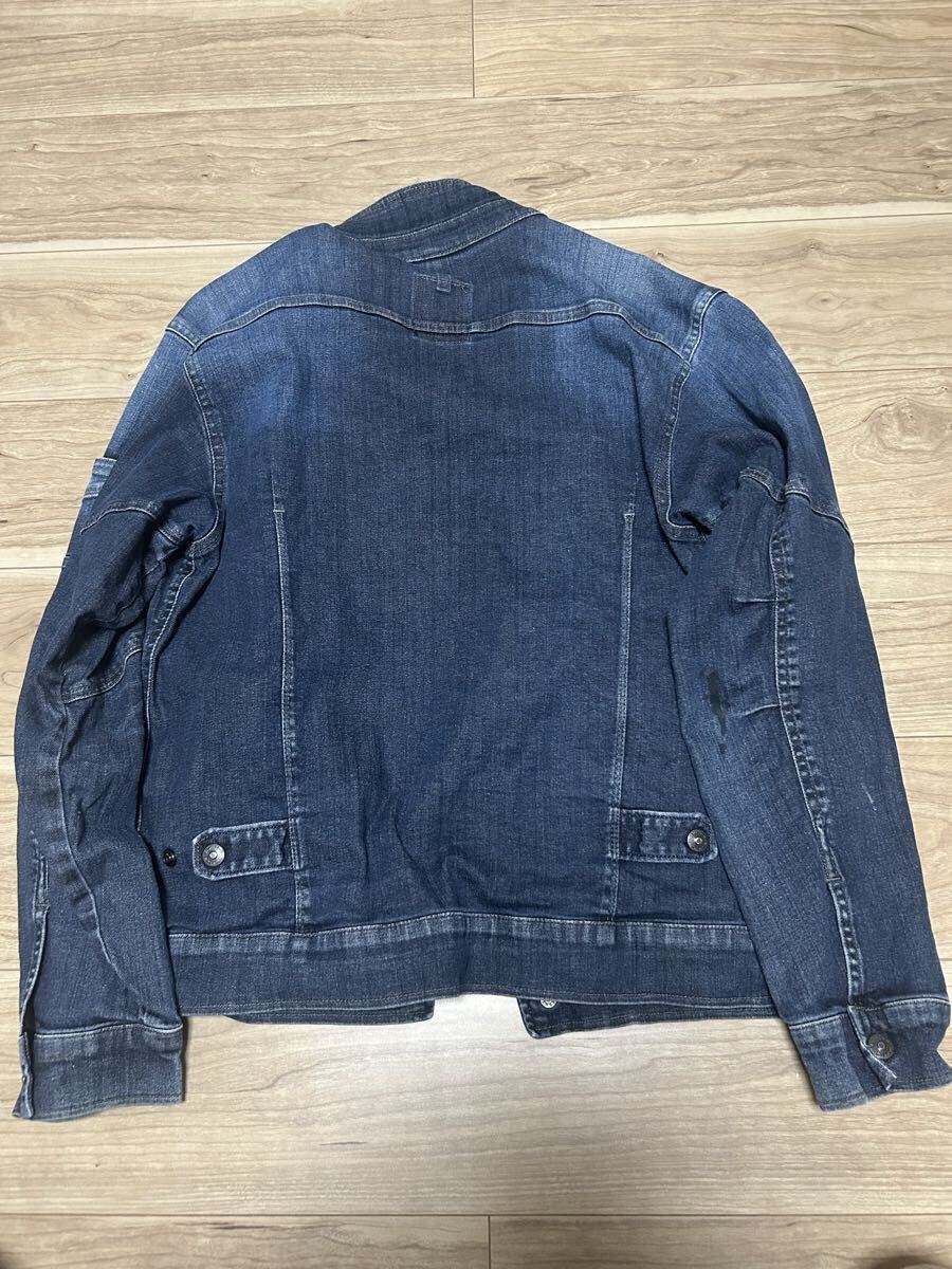 Yahoo!オークション - デニム 作業着 上下セット 上着 バートル ズボン...