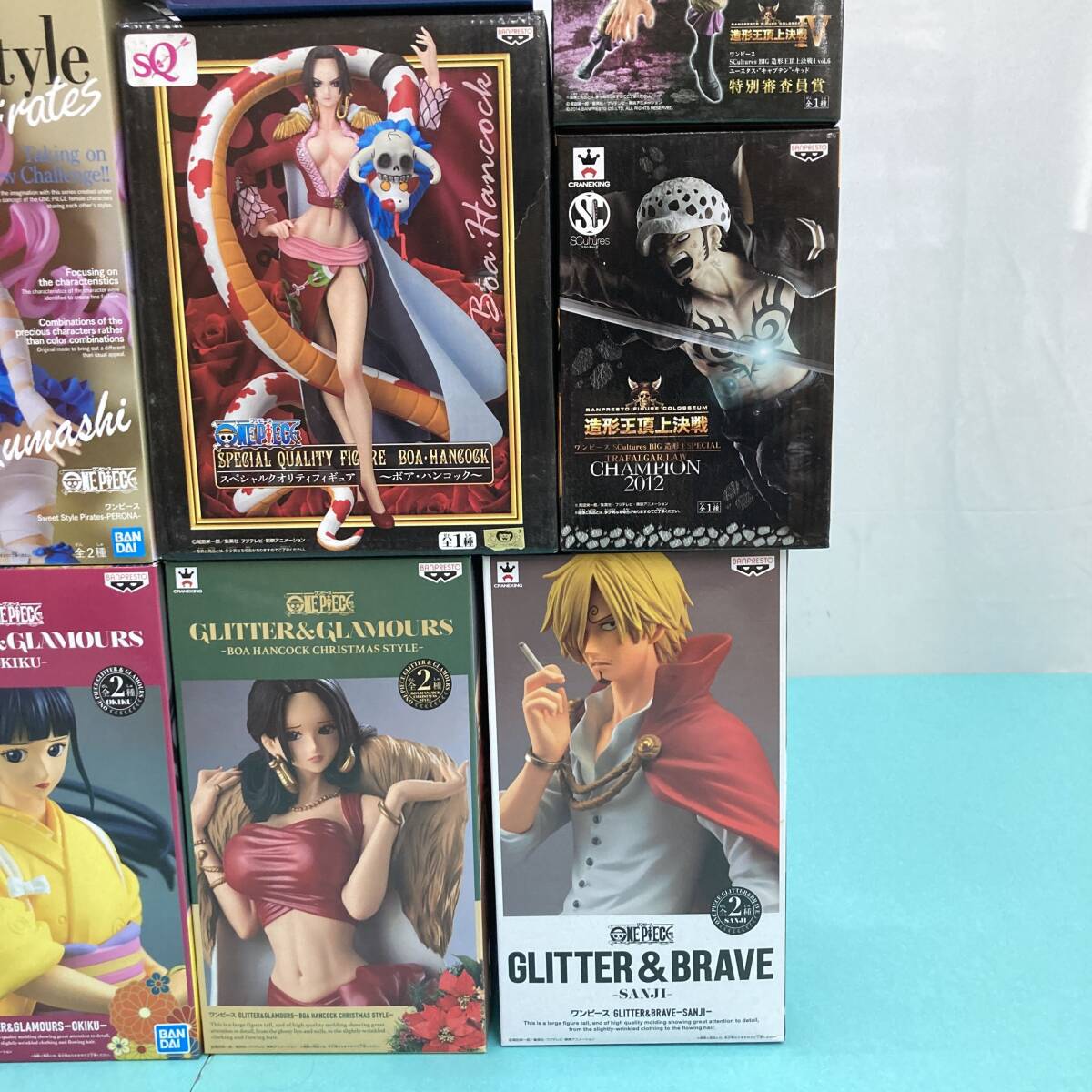 【樂淘letao】日本代購代標第一品牌－03w22508 ワンピース プライズフィギュア 17点まとめ ゾロ/カイドウ/ロー/エース/ルフィ/サボ/ペローナ/ロビン/サンジ