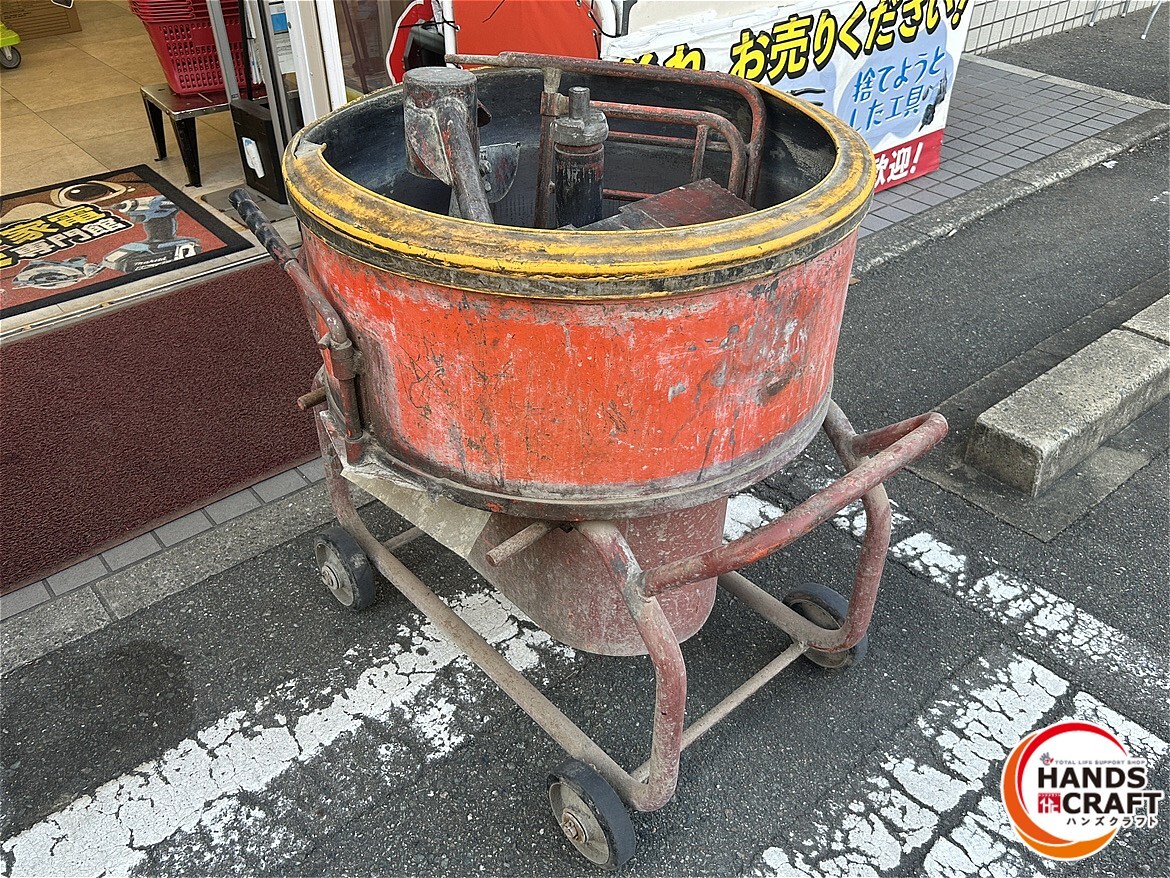 Yahoo!オークション - 【引取限定】中古 メーカー不明 モルタルミキサ...