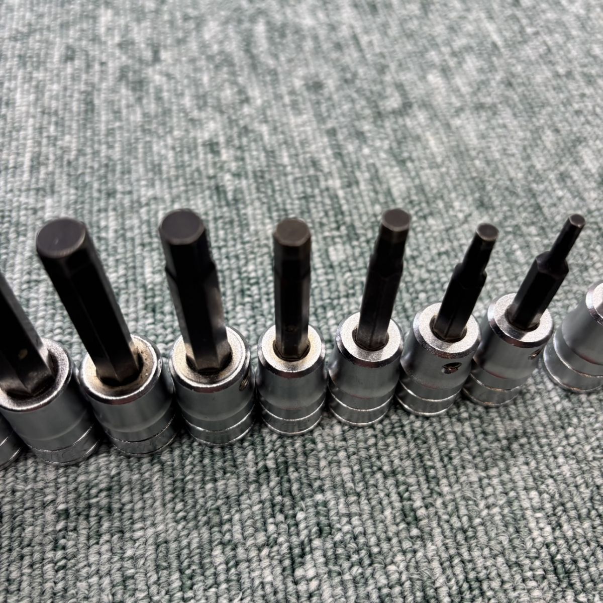 Yahoo!オークション - KTC 9.5 BT3 ヘキサゴンソケットセット 10本 純...