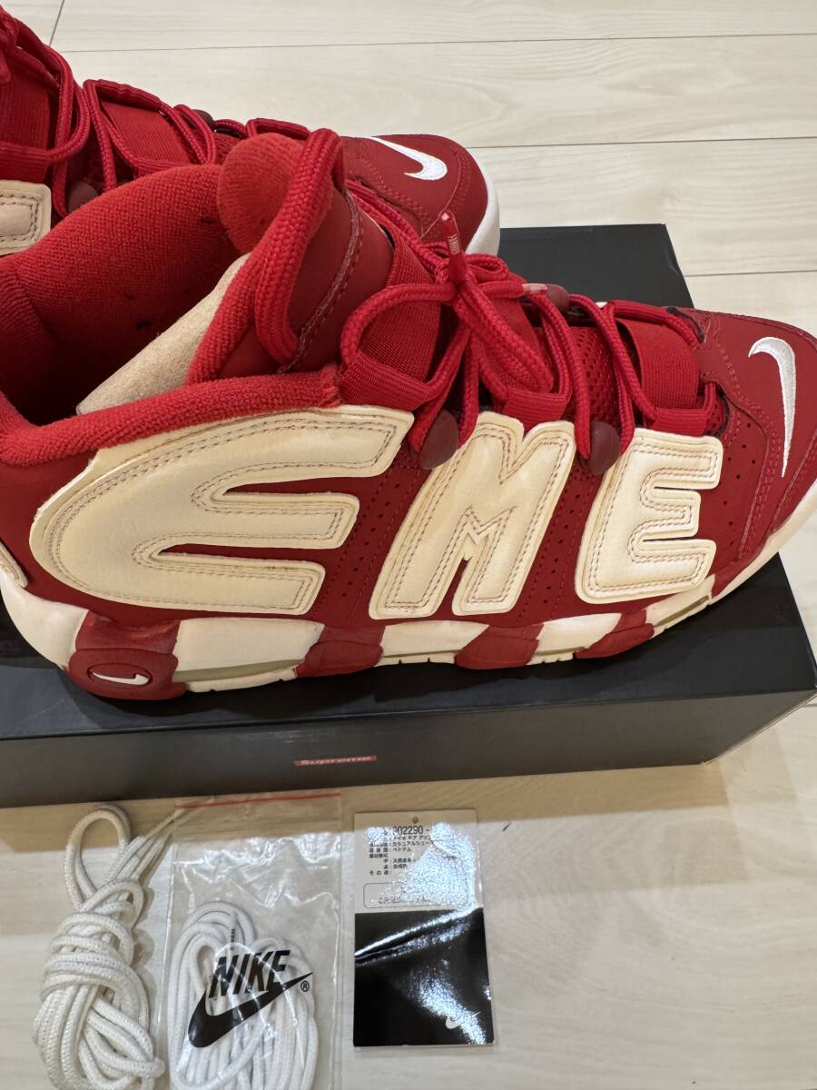 Yahoo!オークション - ナイキシュプリーム SUPREME AIR MORE UPTEMPO 9...