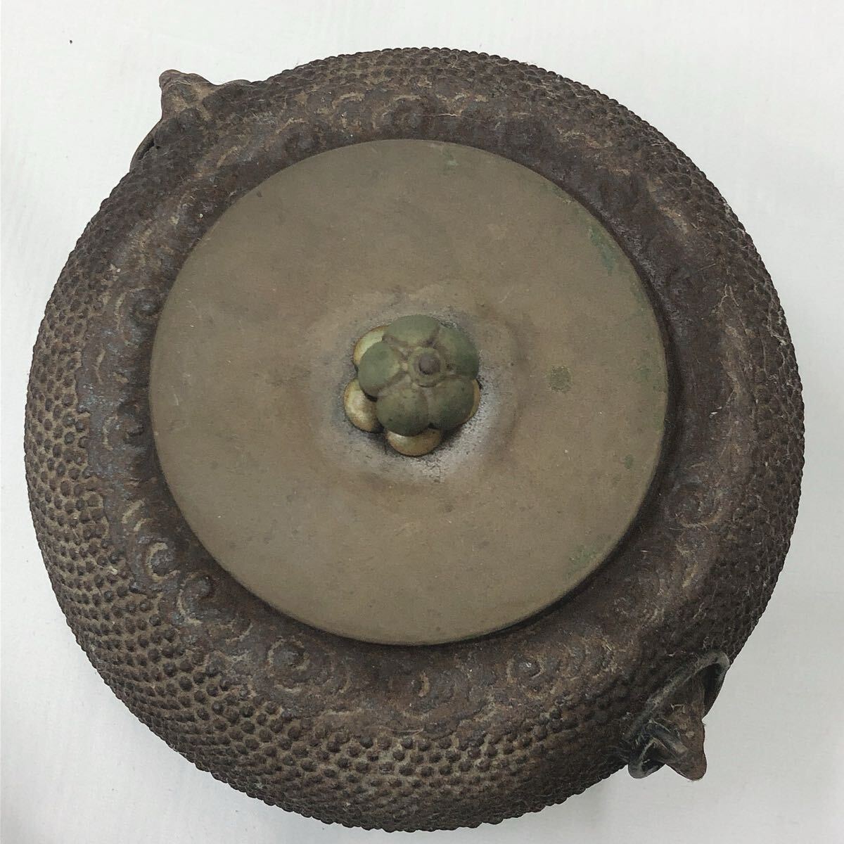 2-1009 龍文堂造 茶釜 銅蓋 茶道具 / 鉄瓶 総重量約1440g 横16cm 高さ12cm(釜)｜売買されたオークション情報、yahooの商品情報をアーカイブ公開 - オークファン ...