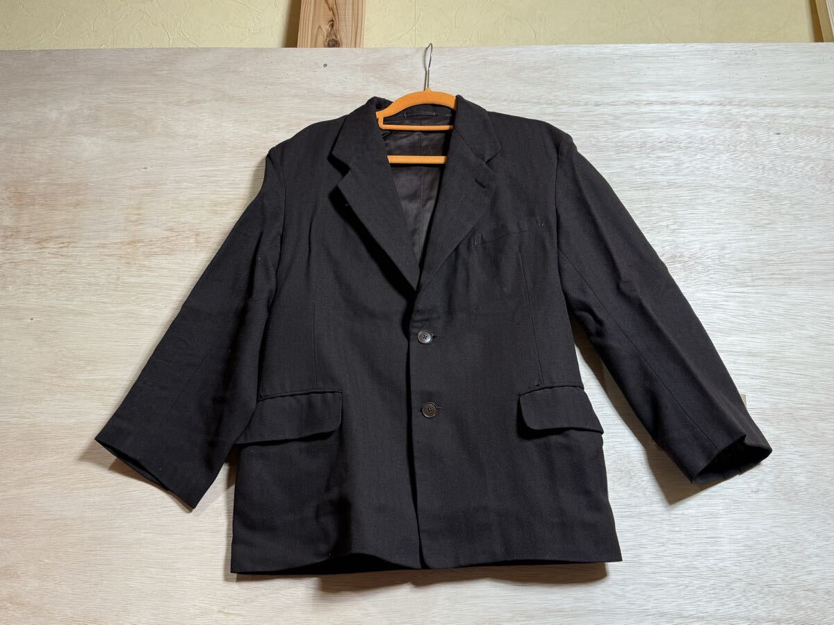 Yahoo!オークション - 【古着】スーツ ジャケット 背広 襤褸 生地 ボロ...