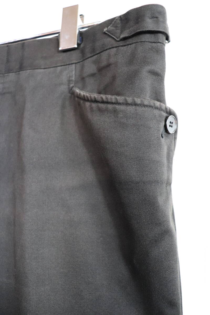 【樂淘letao】日本代購代標第一品牌－即決 GUCCI グッチ Tom Ford トムフォード期 2000年代初頭 アジャスターベルト付き コットンスラックスパンツ トラウザー メンズ 48 黒