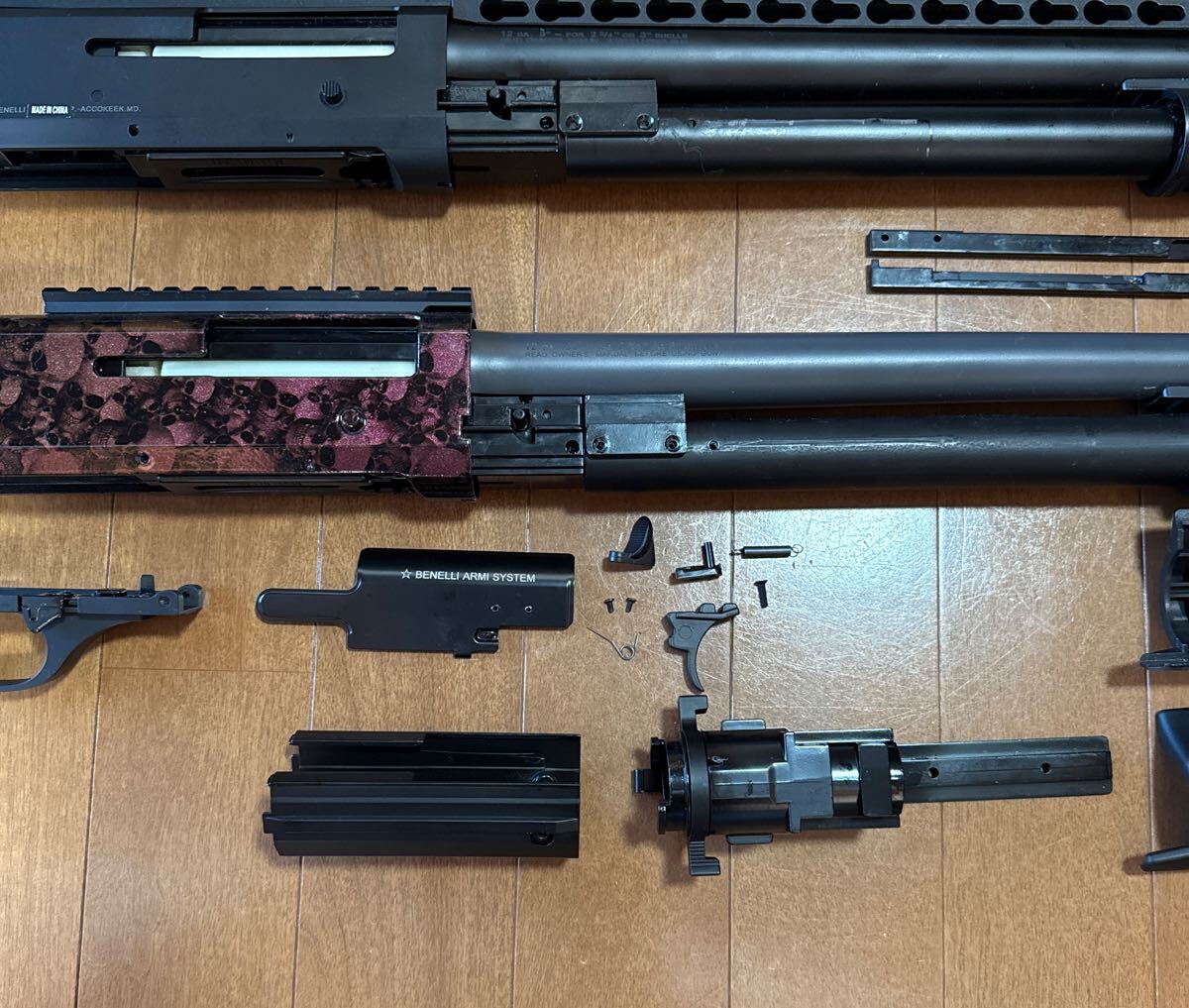 Yahoo!オークション - CYMA ショットガン パーツセット ベネリ M870 黒...