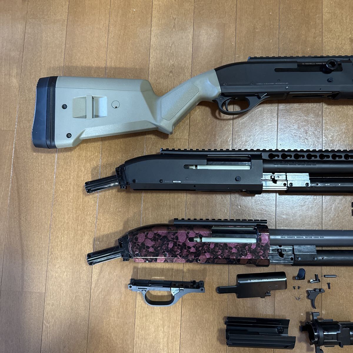 Yahoo!オークション - CYMA ショットガン パーツセット ベネリ M870 黒...