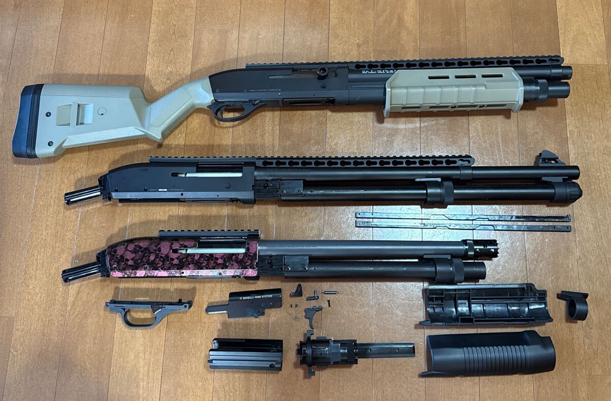 Yahoo!オークション - CYMA ショットガン パーツセット ベネリ M870 黒...