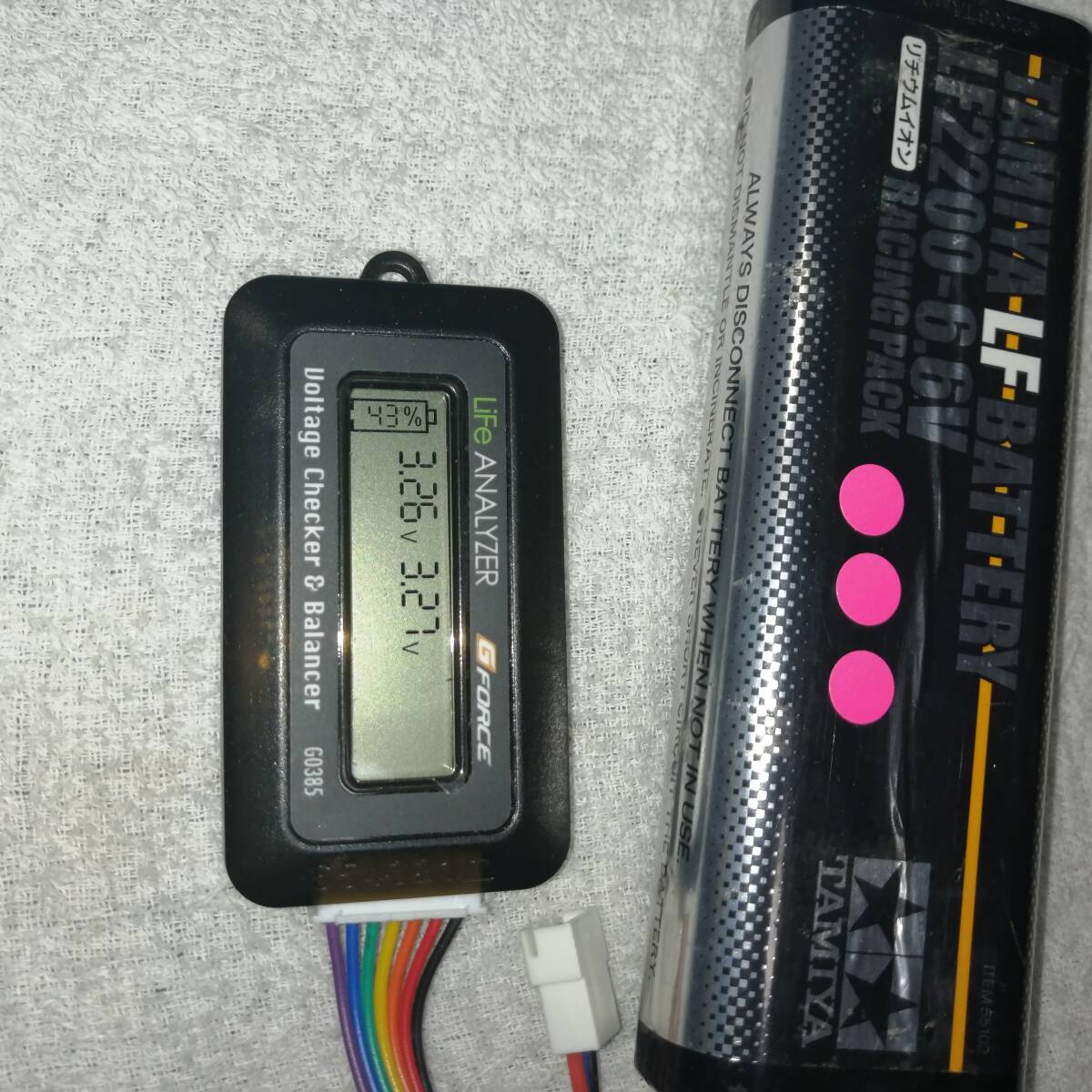 Yahoo!オークション - TAMIYA LF BATTERY LF2200-6 6V 3点