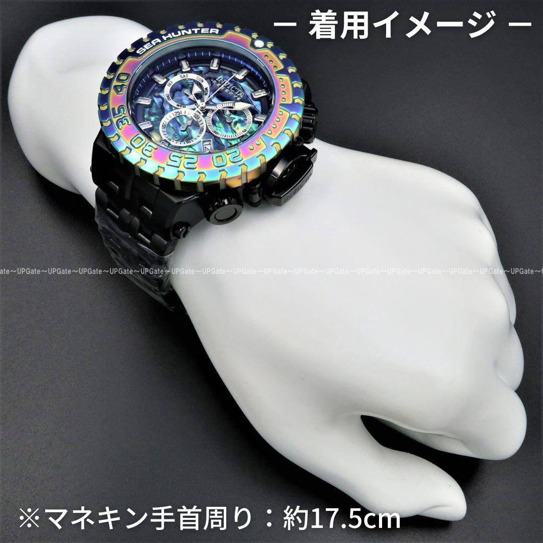 Yahoo!オークション - 圧倒的ド迫力 レインボー INVICTA Sea Hunter 39...