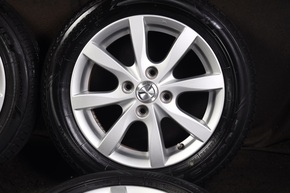 Yahoo!オークション - バリ山 155/65R14 マツダ・スズキ純正アルミ ブ...
