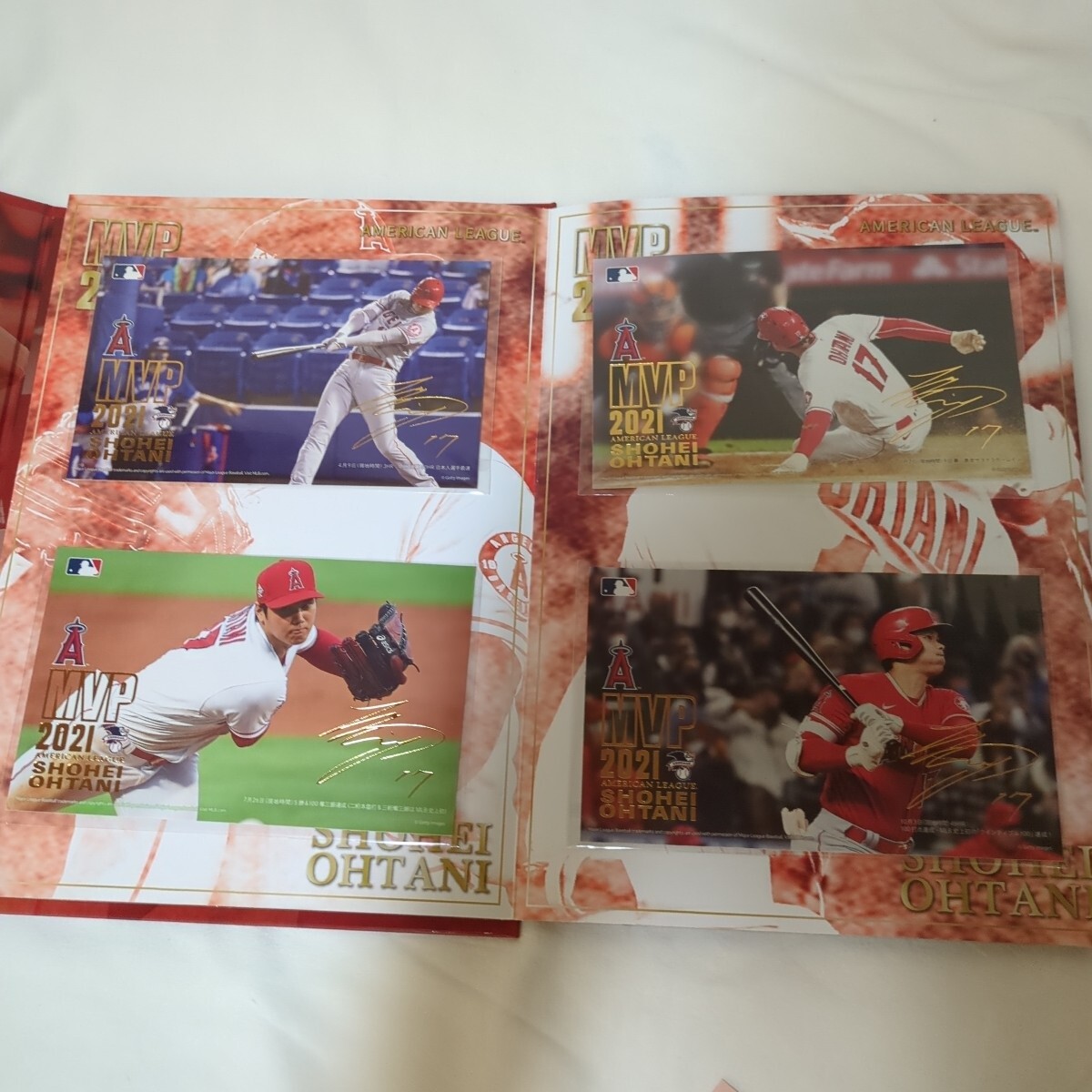 【樂淘letao】日本代購代標第一品牌－大谷翔平 プレミアムフレーム切手セット アメリカンリーグ 郵便局 ドジャース エンゼルス MVP MVP受賞記念 ポストカード