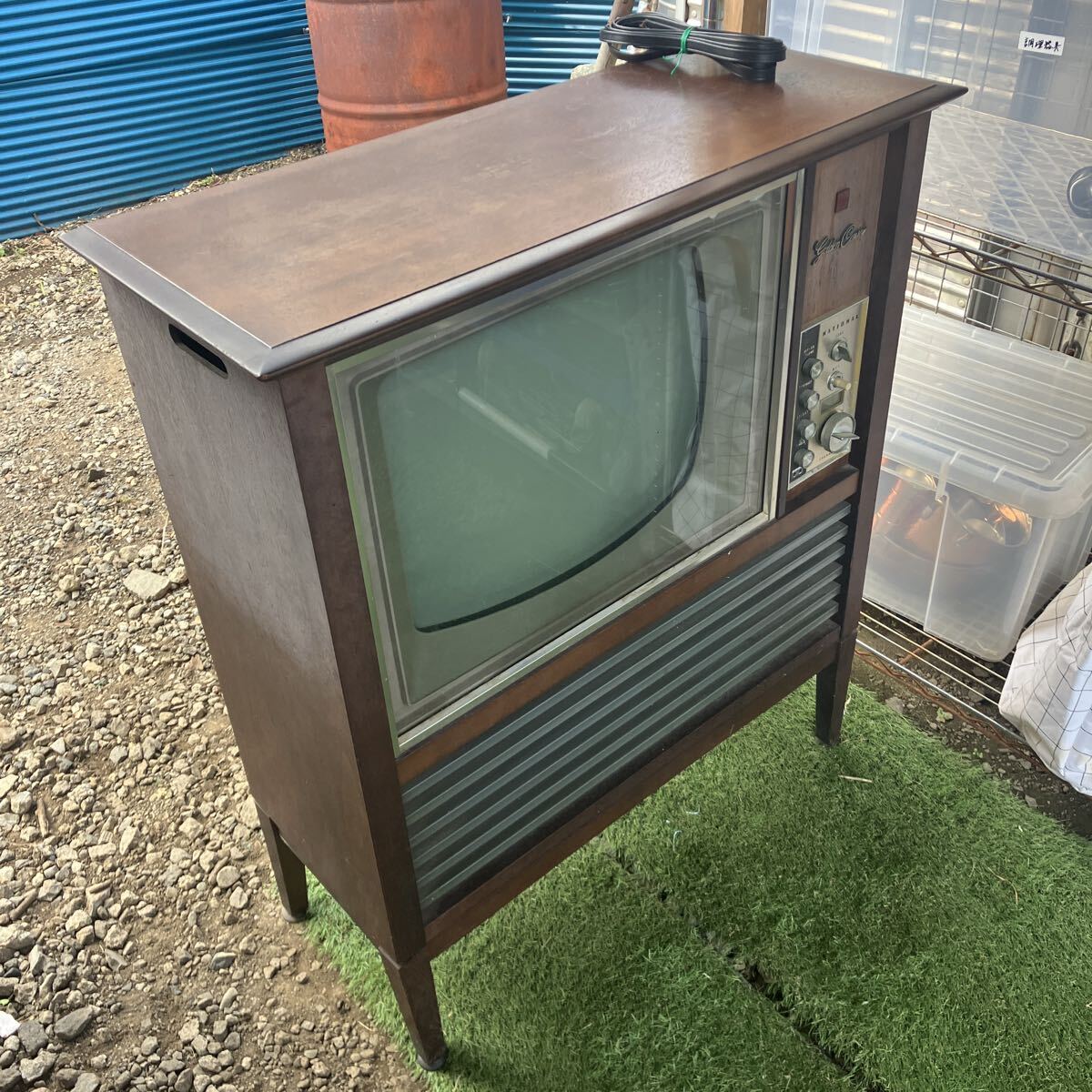 Yahoo!オークション - レトロ テレビ ナショナル パナソニック TC-96G