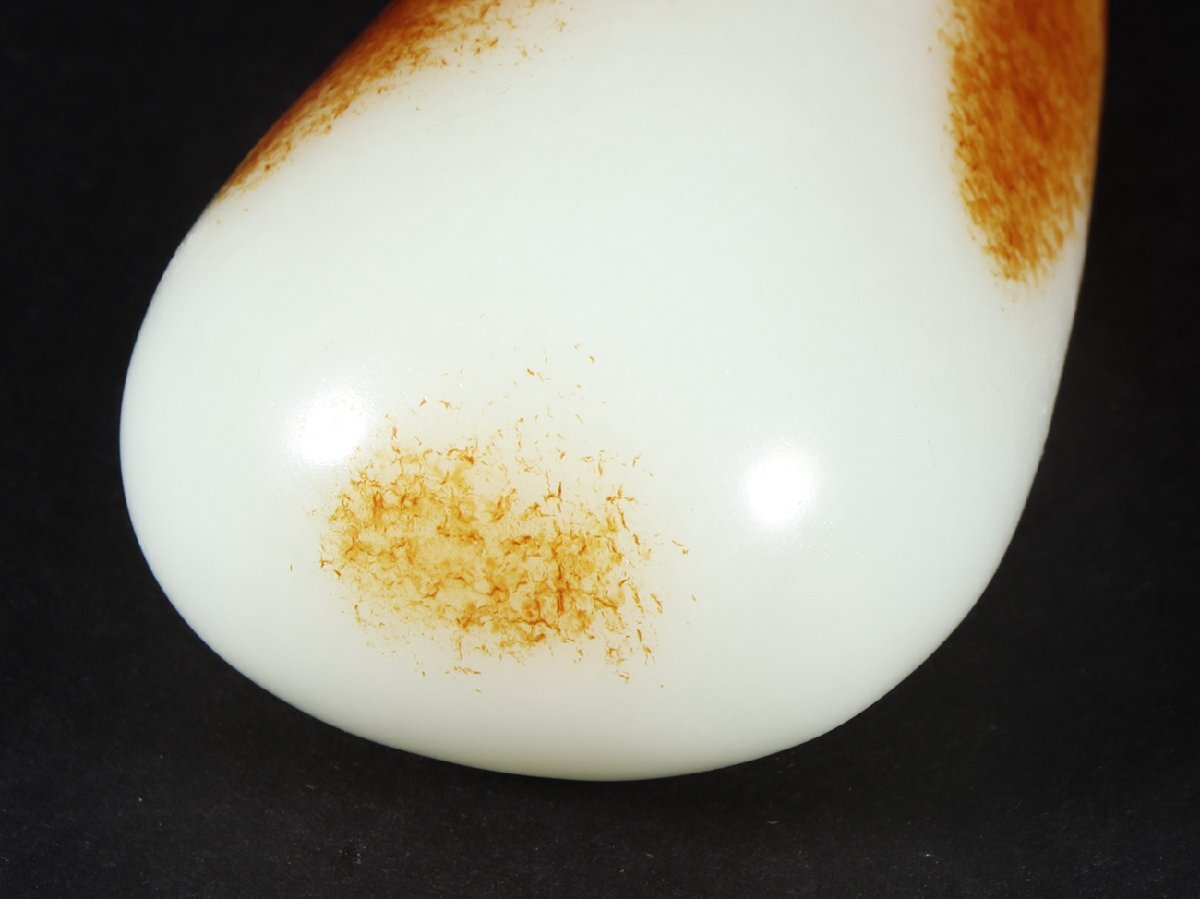 【樂淘letao】日本代購代標第一品牌－【安】清時代 和田玉 原石 極細工 古置物 古擺件 中国古美術 古美味 時代物 古董品 310