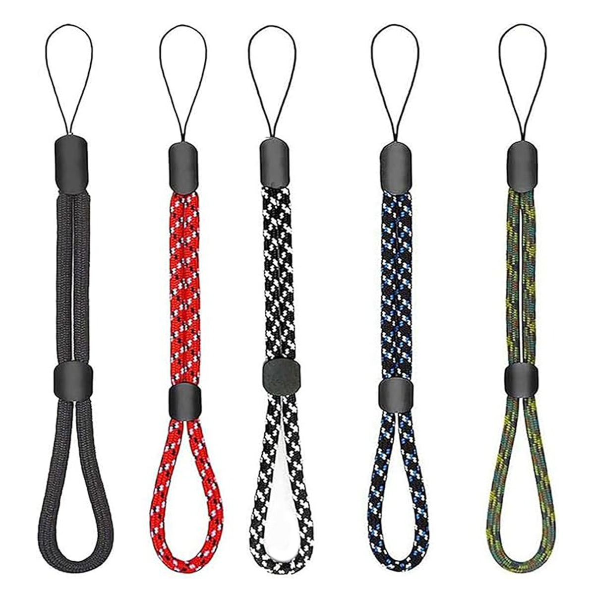 Yahoo!オークション - 【5個入り】スマホストラップ 調整可能 携帯スト...