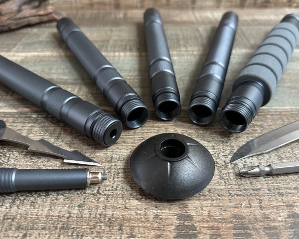 Yahoo!オークション - 多機能トレッキングポール2 高品質 全長103cm 収...