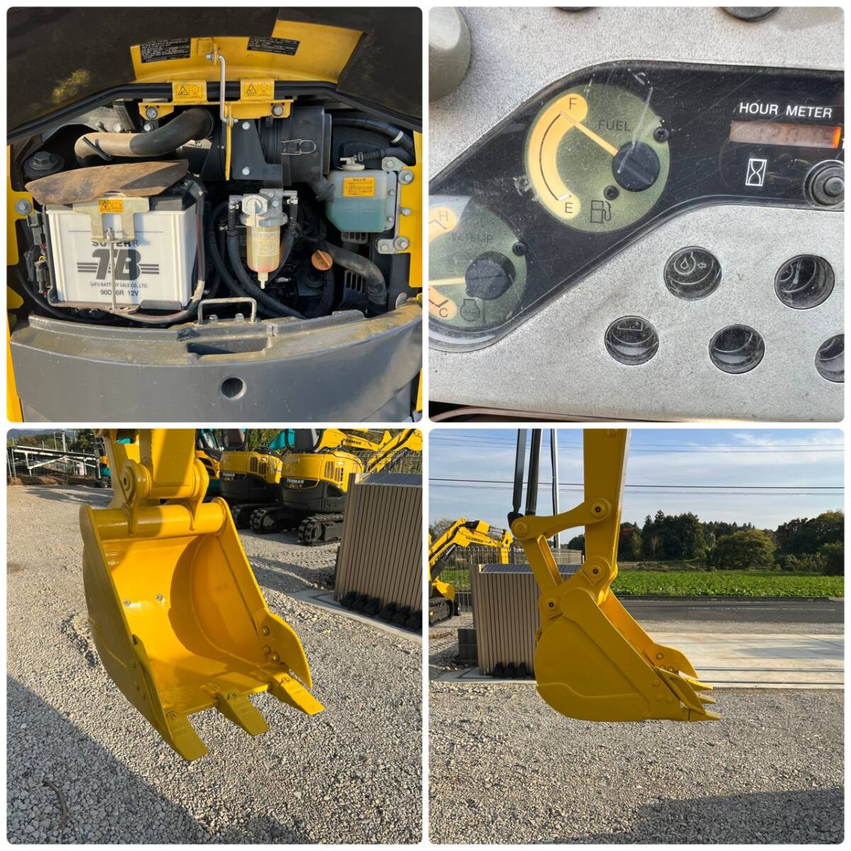 Yahoo!オークション - ユンボ ヤンマー B3-6A 3t クラス 油圧ショベル ...