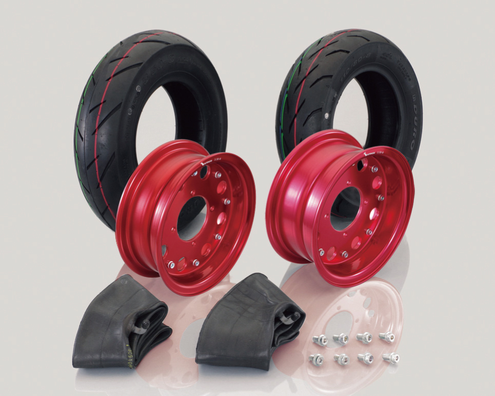 Yahoo!オークション - 新品 KITACO 8インチ アルミホイールセット DURO...