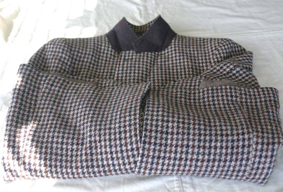 Yahoo!オークション - Harris Tweed 紳士用上着 チェスト 92 胴廻 8...