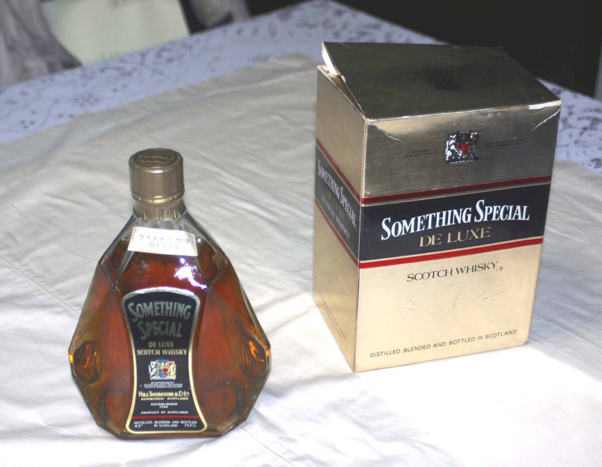 Yahoo!オークション - 未開栓 SOMETHING SPECIAL DE LUXE 750ml 43% ス...