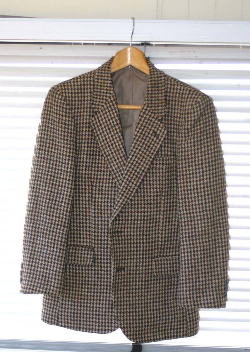 Yahoo!オークション - Harris Tweed 紳士用上着 チェスト 92 胴廻 8...