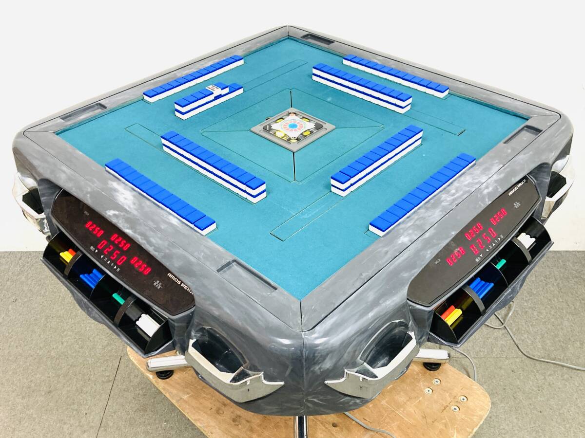 Yahoo!オークション - AMOS アモス 全自動麻雀卓 REXX 2 レックス 2 28...