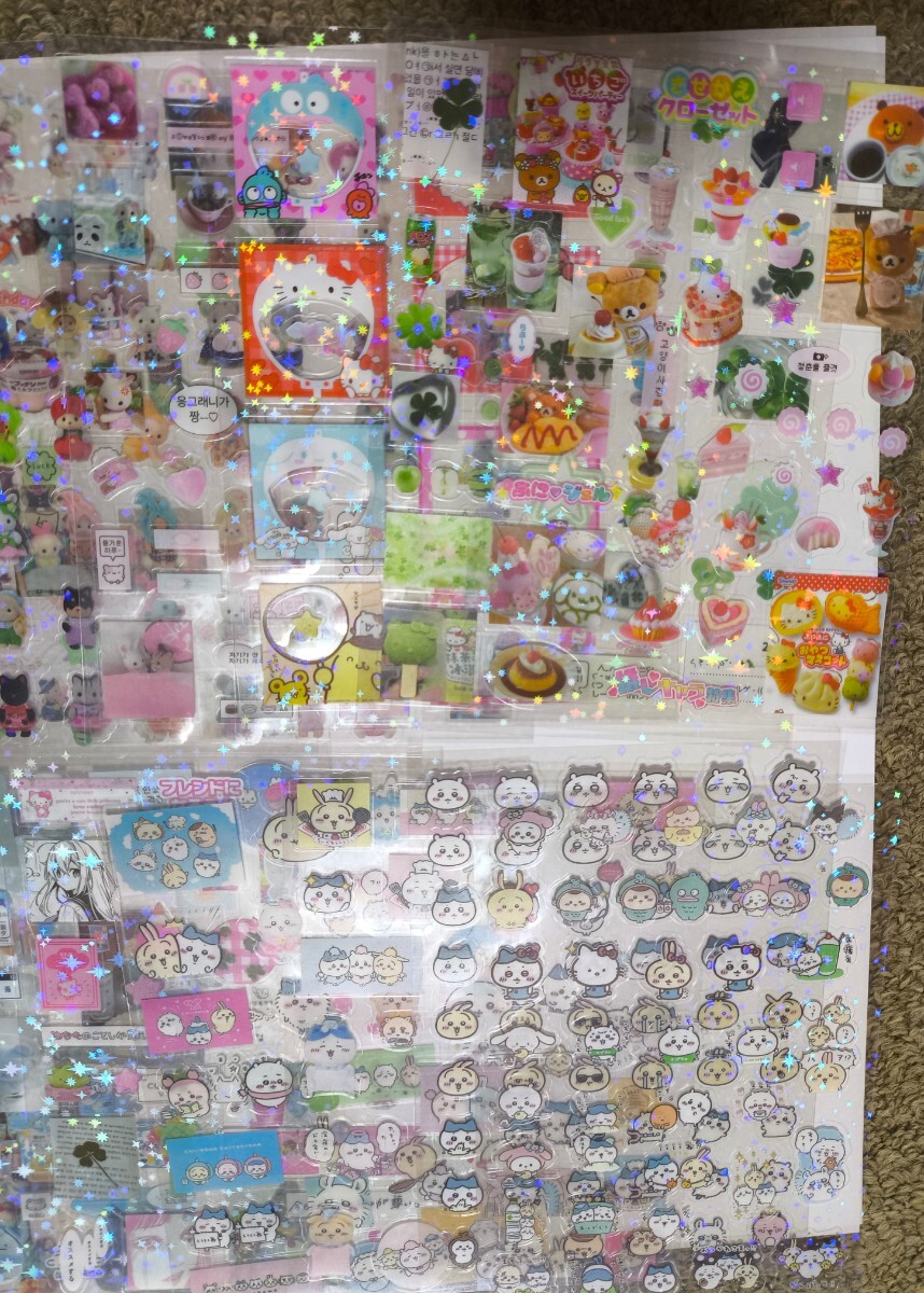 Yahoo!オークション - 新品 シール まとめ 24枚 16cm×11cm ちいかわ ...