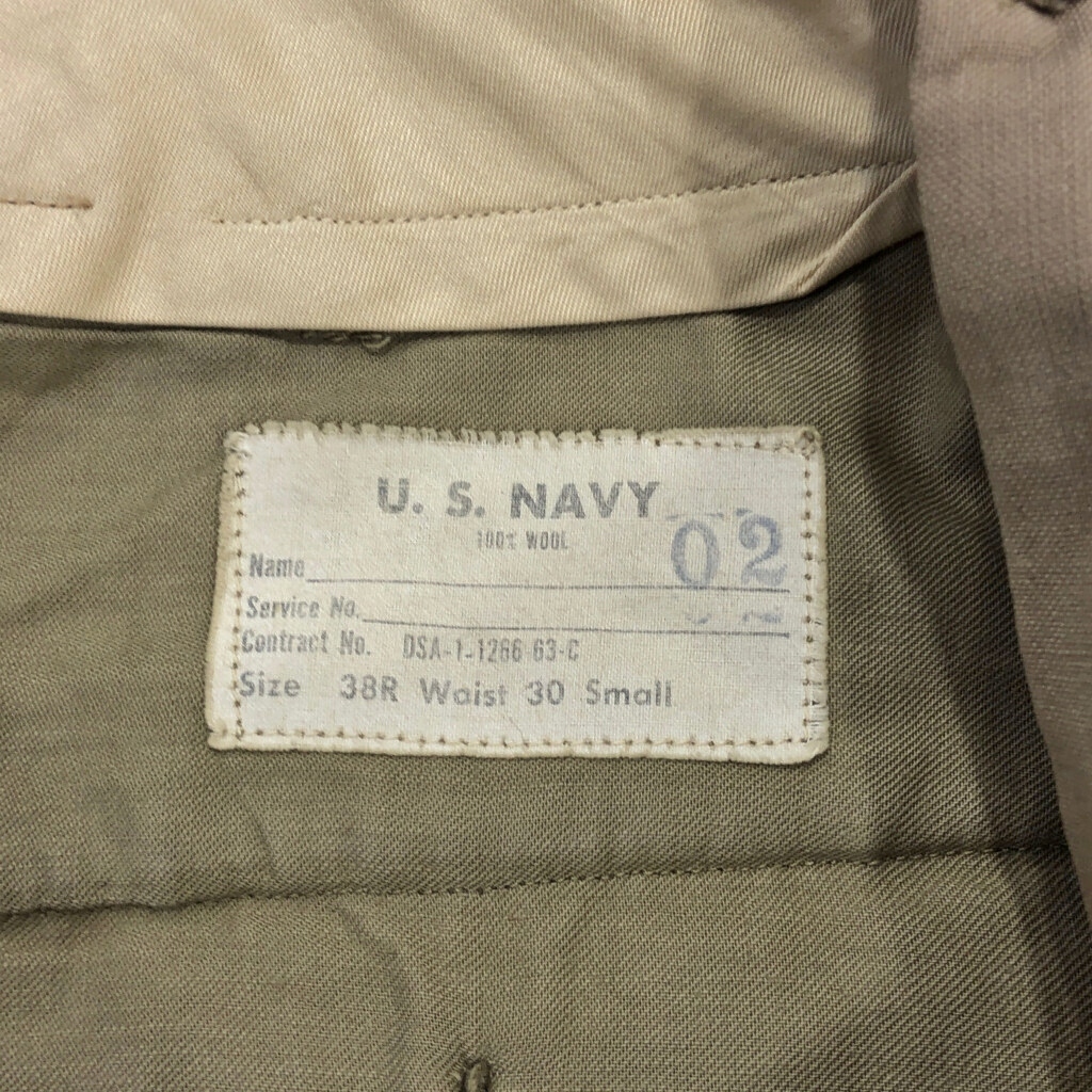 Yahoo!オークション - 60年代 米軍実物 U.S.NAVY ウール トラウザー ヴ...