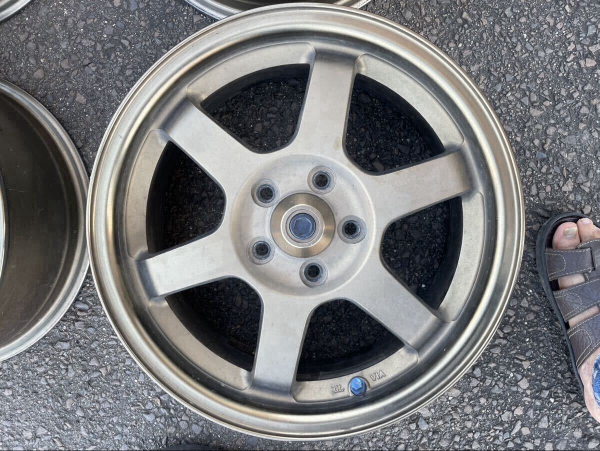 Yahoo!オークション - TE37 RAYS PCD100 5H 15インチ 6.5j ＋45