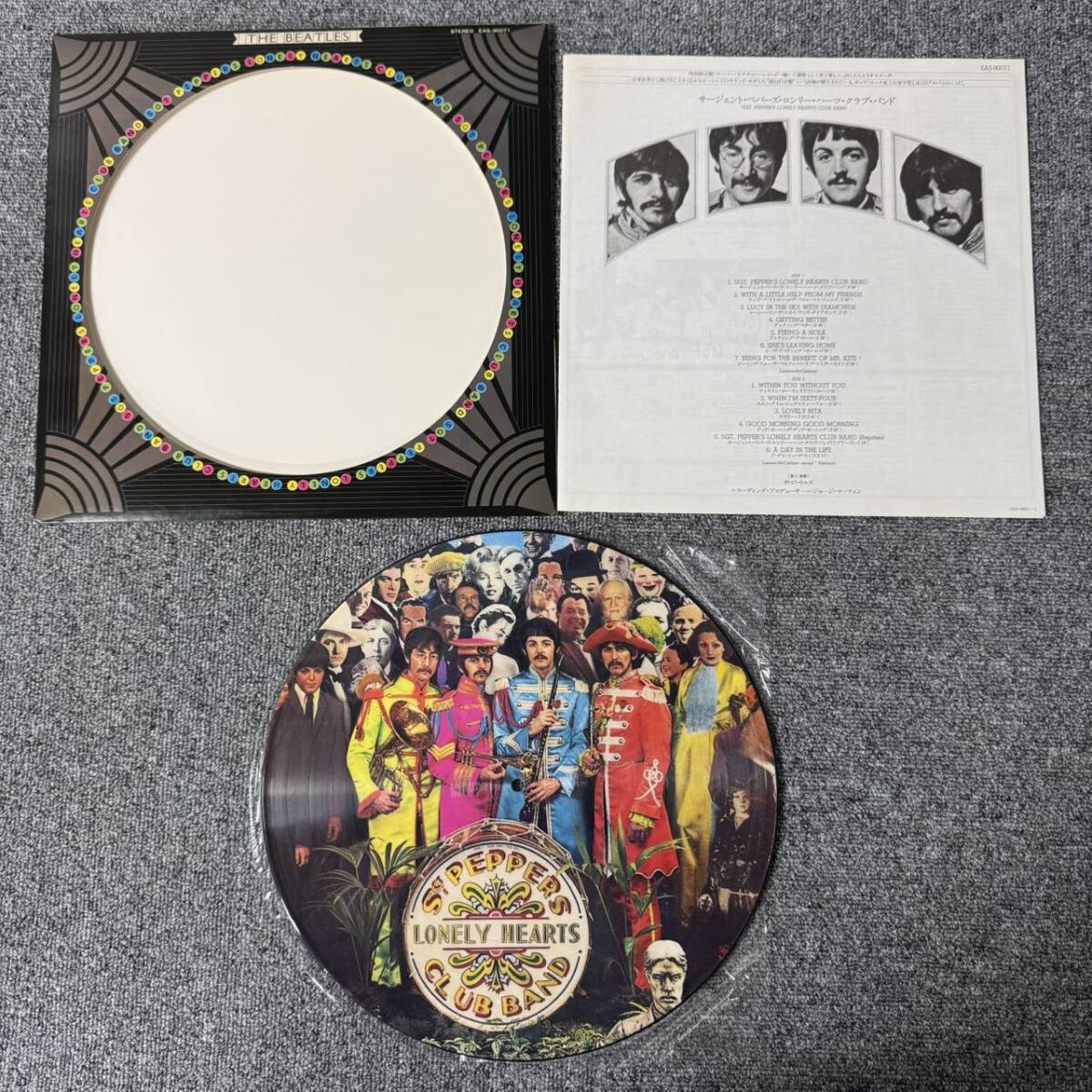 Yahoo!オークション - 限定 PICTURE DISC LP ビートルズ BEATLES SGT.P...