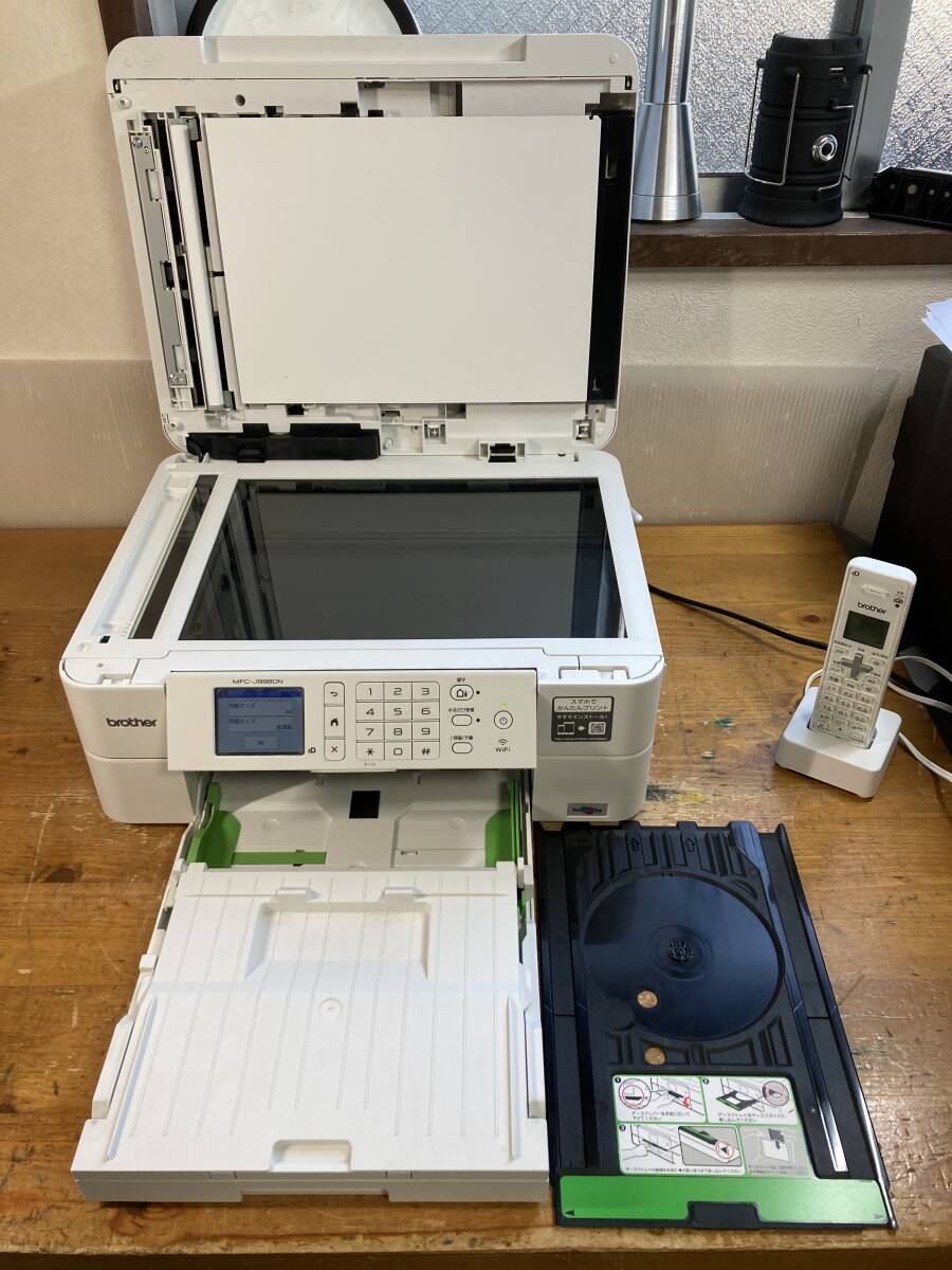 brother ブラザー A4 インクジェット プリンター 複合機 MFC-J998DN 11252ym インク付 目詰まりなし 親機 子機(中古)のオークション落札情報