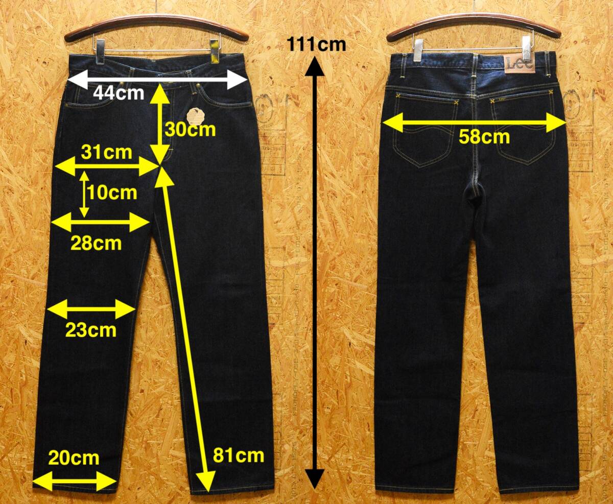 Yahoo!オークション - 未使用品 W33 リーLee ライダースLM4903 ストレ...