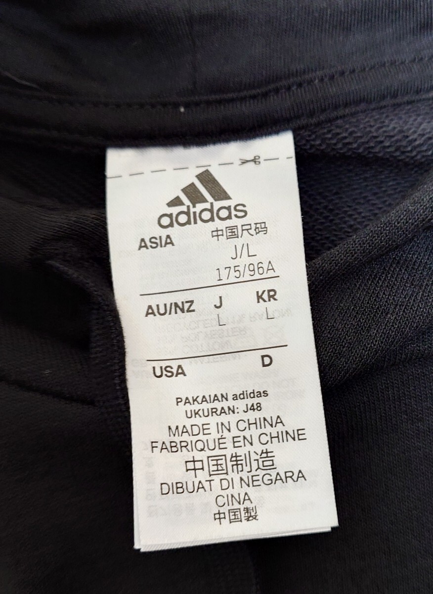 Yahoo!オークション - アディダス メンズ スウェットパーカー ブラック...