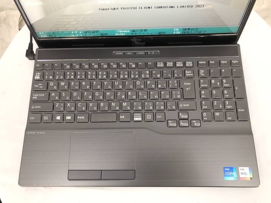 Yahoo!オークション - FUJITSU FMVA53F3B LIFEBOOK AH53/F3 Core i7 11...
