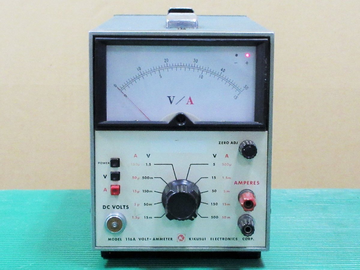 Yahoo!オークション - Kikusui/菊水電子 116A VOLT-AMMETER 未検査品
